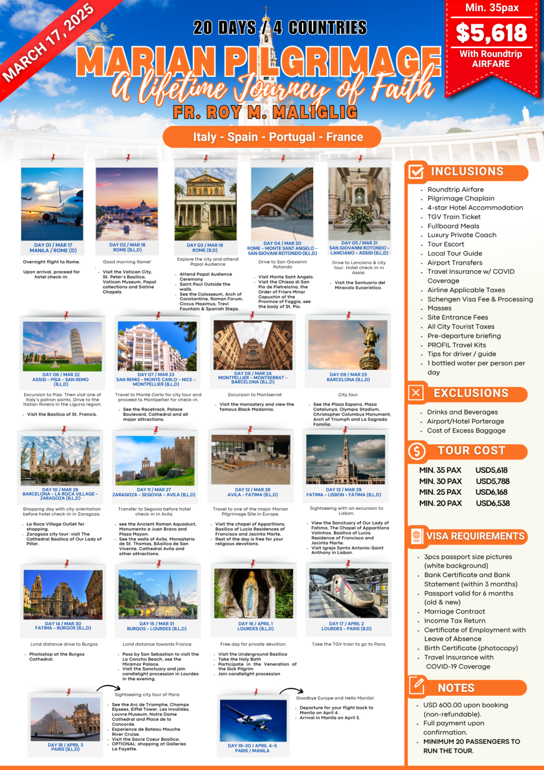 MARIAN PILGRIMAGE – A LIFETIME JOURNEY OF FAITH – Profil Holidays