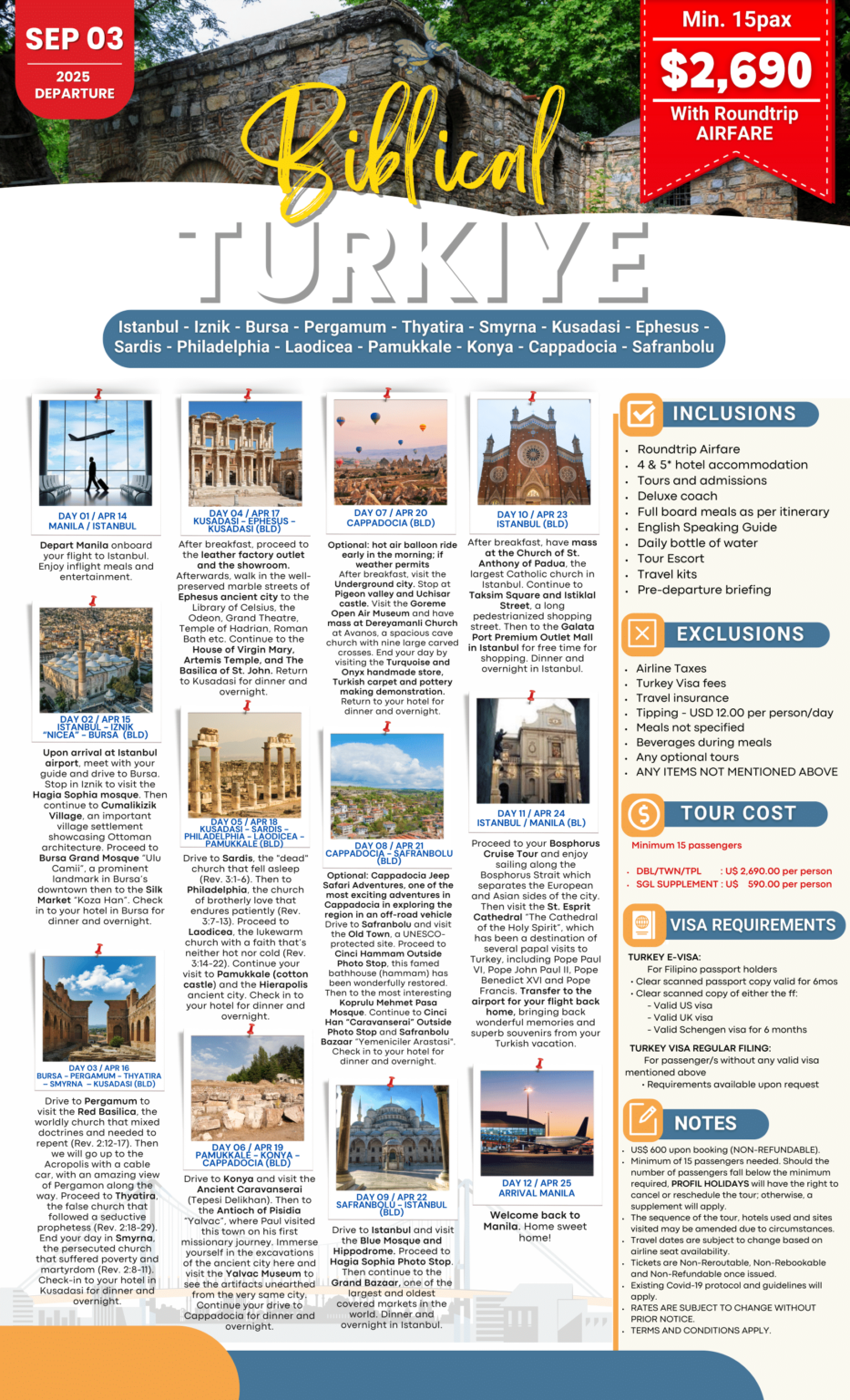 BIBLICAL TURKIYE - Profil Holidays